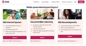 SNS Bank spaardeposito en spaarrekening - Spaardeposito.nl
