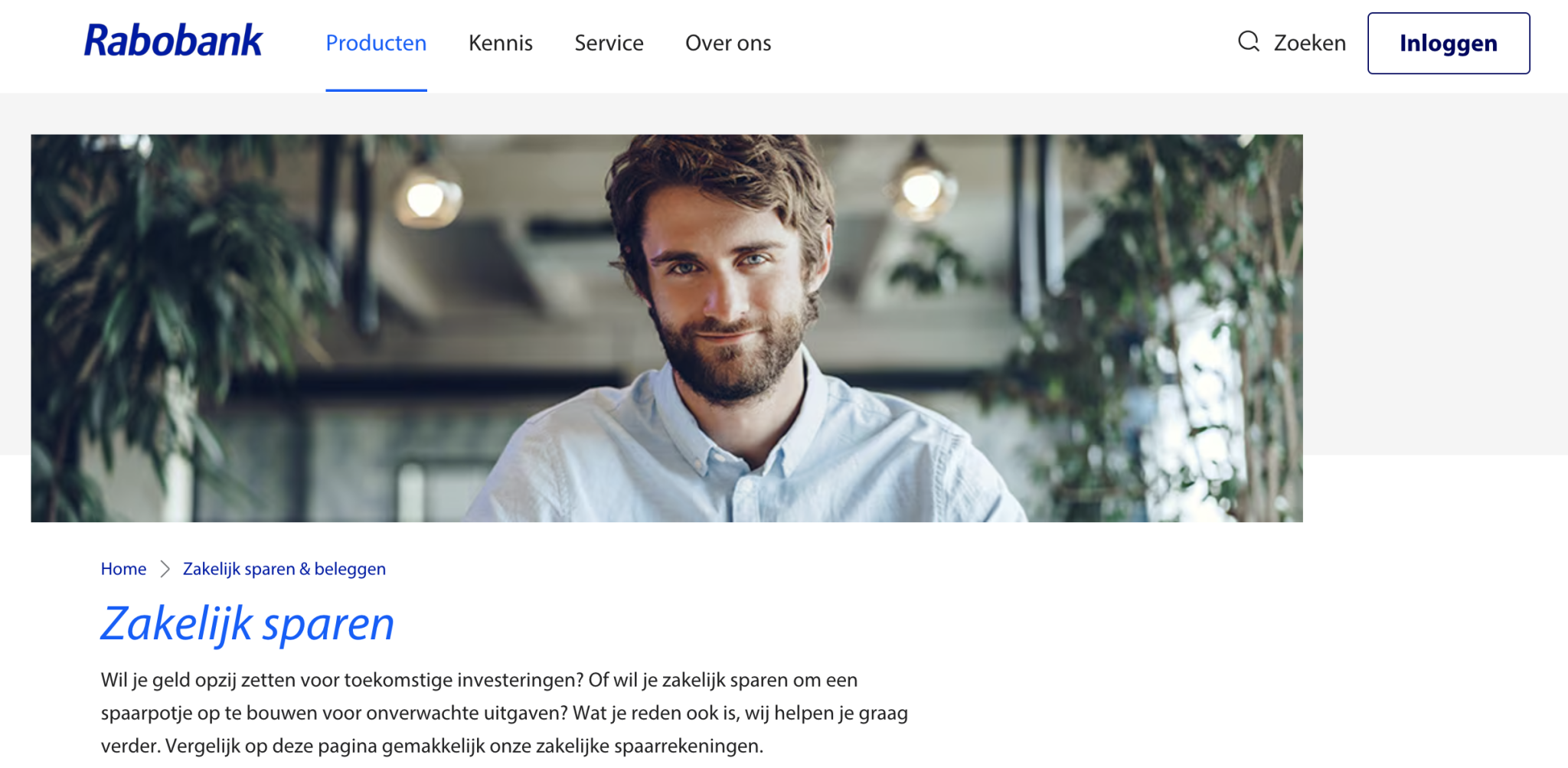 Rabobank zakelijke spaarrekening - Spaardeposito.nl